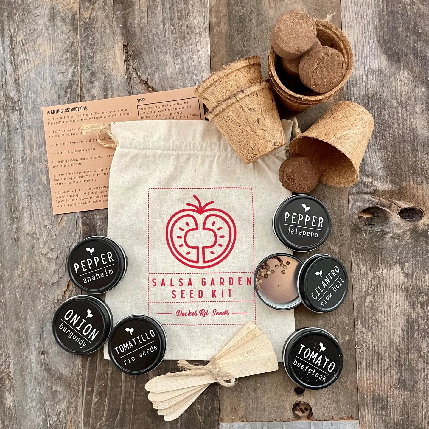 (Pre-Sale ETA: EARLY MARCH) Salsa Garden Kit [SEEDS KITS 2025] – Dillon ...